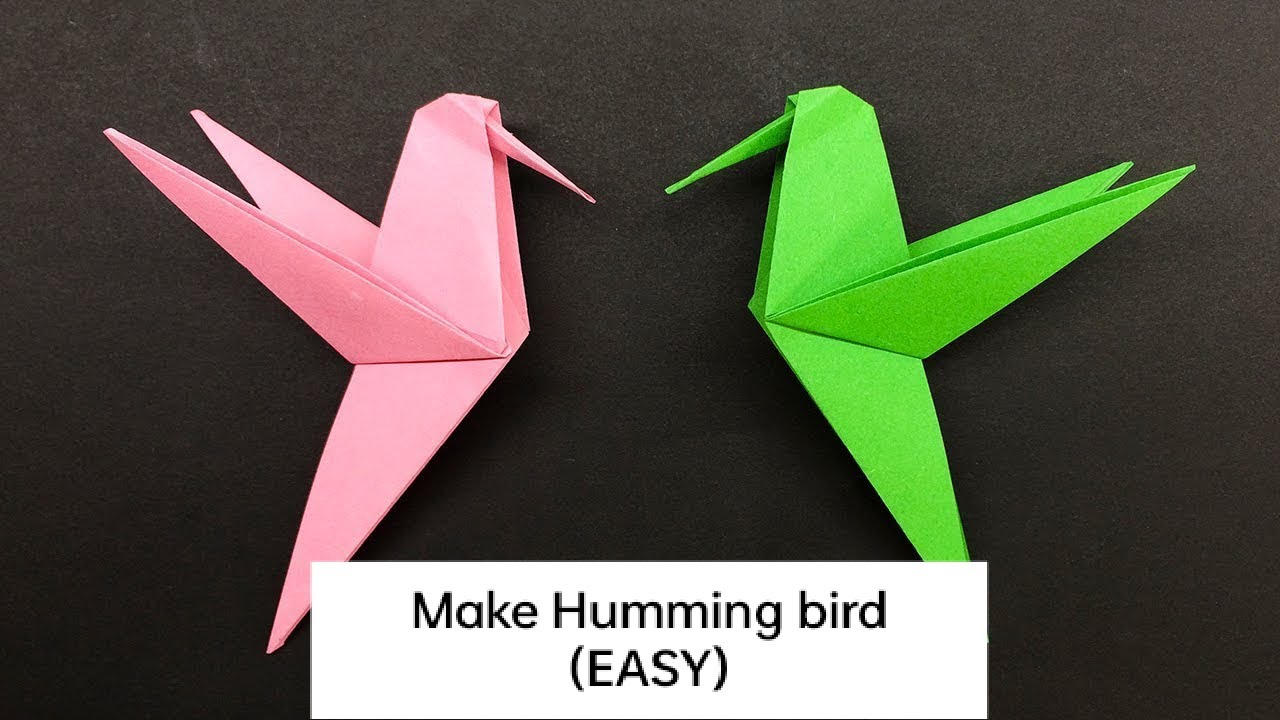 How to make Humming bird (EASY) - YouTube