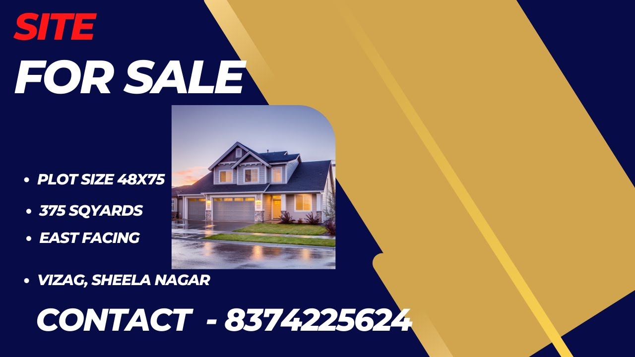 East facing 375 sq yards site for sale - YouTube