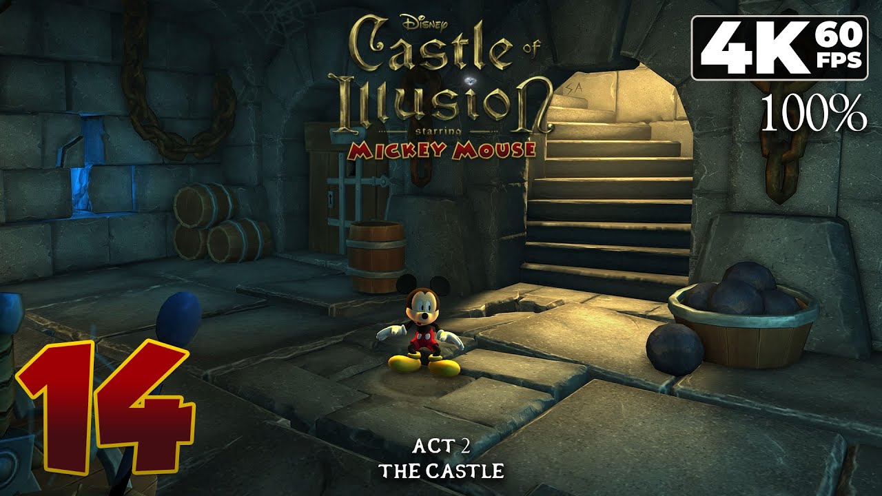 Castle of Illusion: Starring Mickey Mouse (PC) - 4K60 Walkthrough Level ...