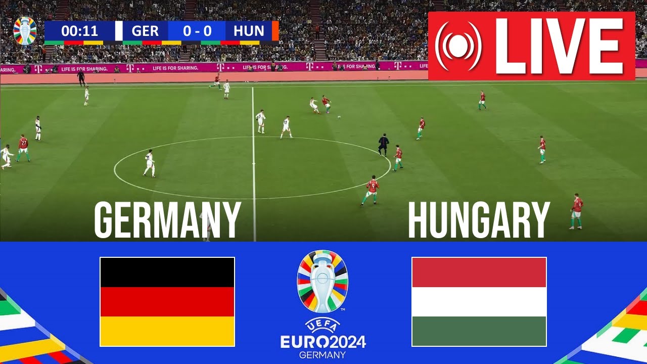 🔴 LIVE: Deutschland gegen Ungarn | UEFA Euro 2024 | Das komplette Spiel ...