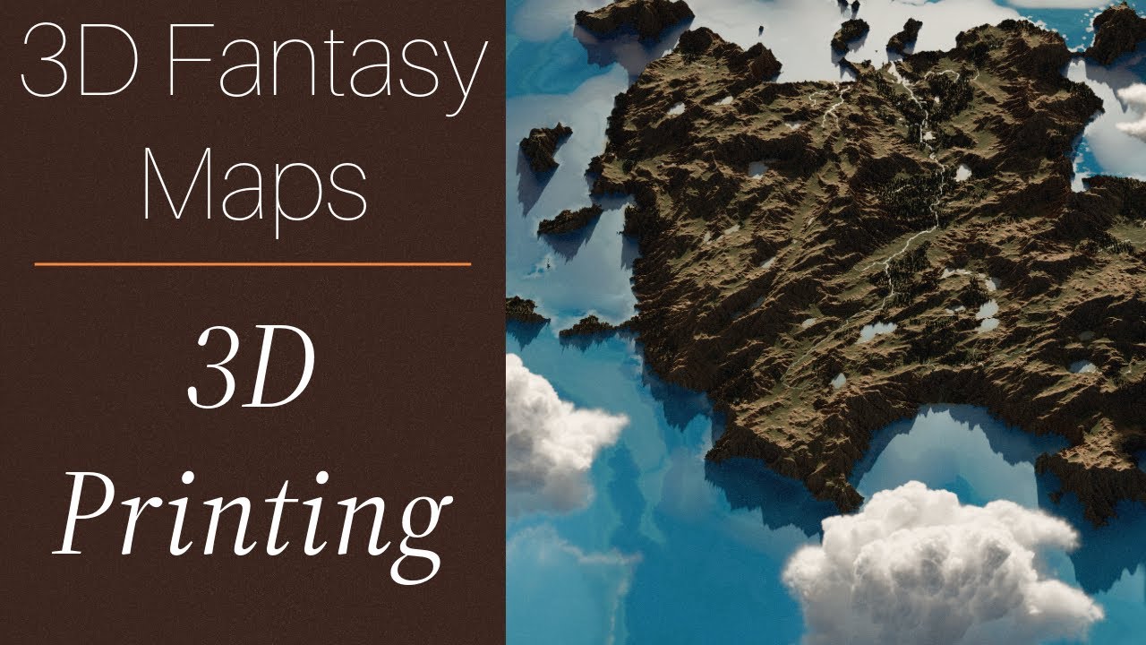 3D Print Your Fantasy Map (free Blender addon!) - YouTube