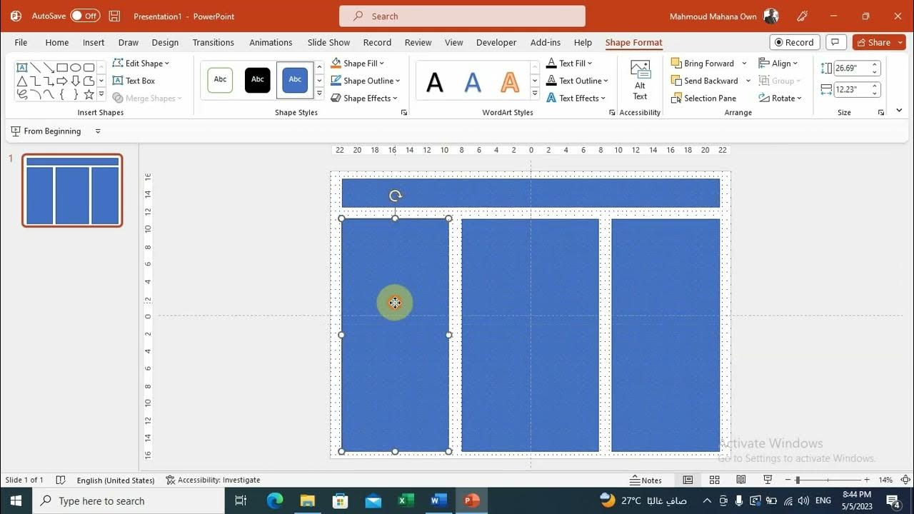 3. Poster Design Using Microsoft PowerPoint - Part 2: Poster Layout - YouTube