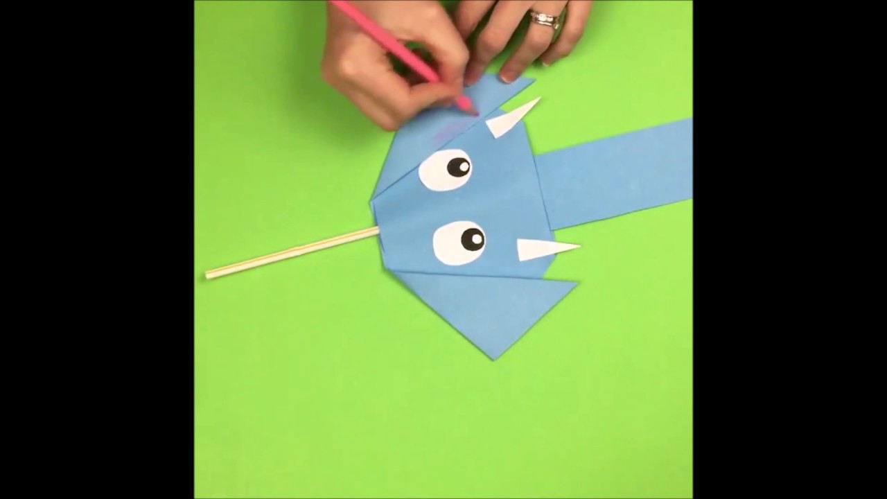 Funny paper elephant via paper magic - YouTube