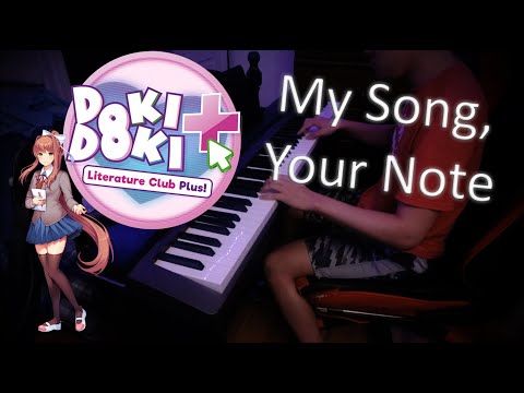 Nikki Kaelar - My Song, Your Note (Piano Cover) from Doki Doki Literature Club Plus!