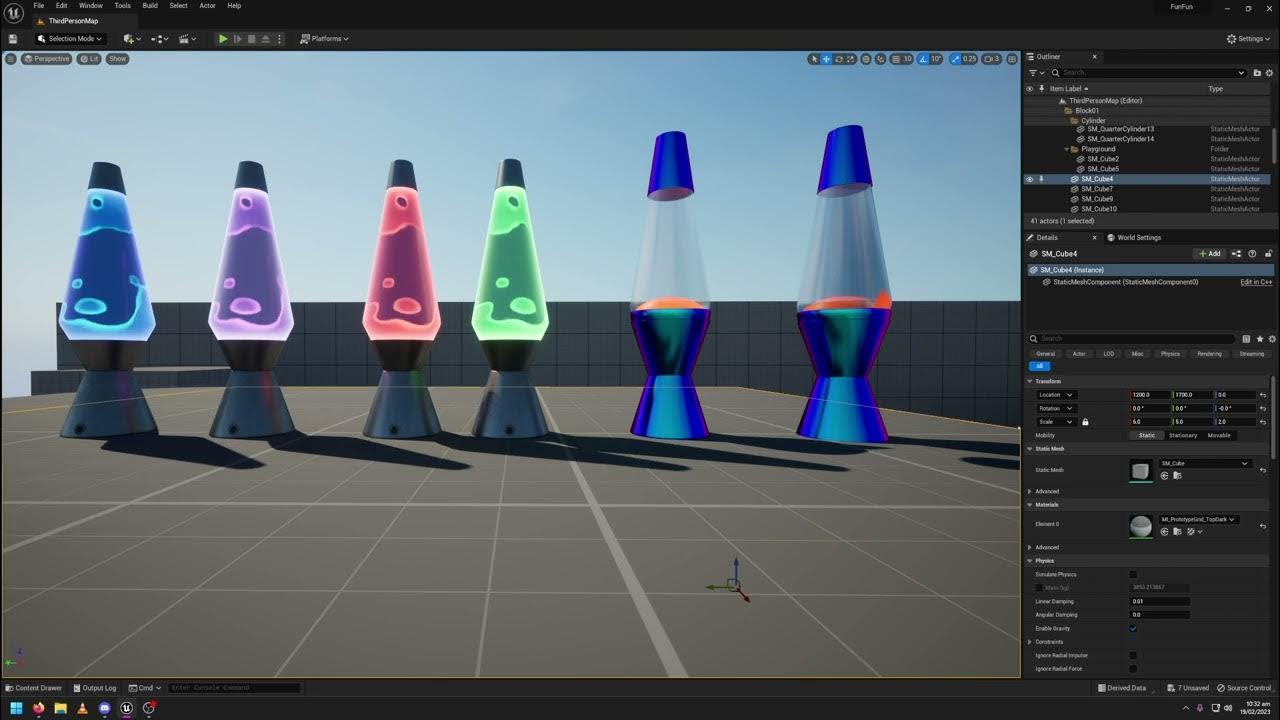 Lava Lamp UE5 Updated. - YouTube