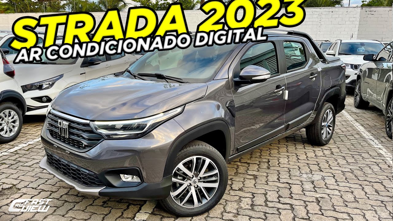 😨 OLHA O QUE A FIAT FEZ! NOVA FIAT STRADA VOLCANO CVT 2023 INOVOU ...
