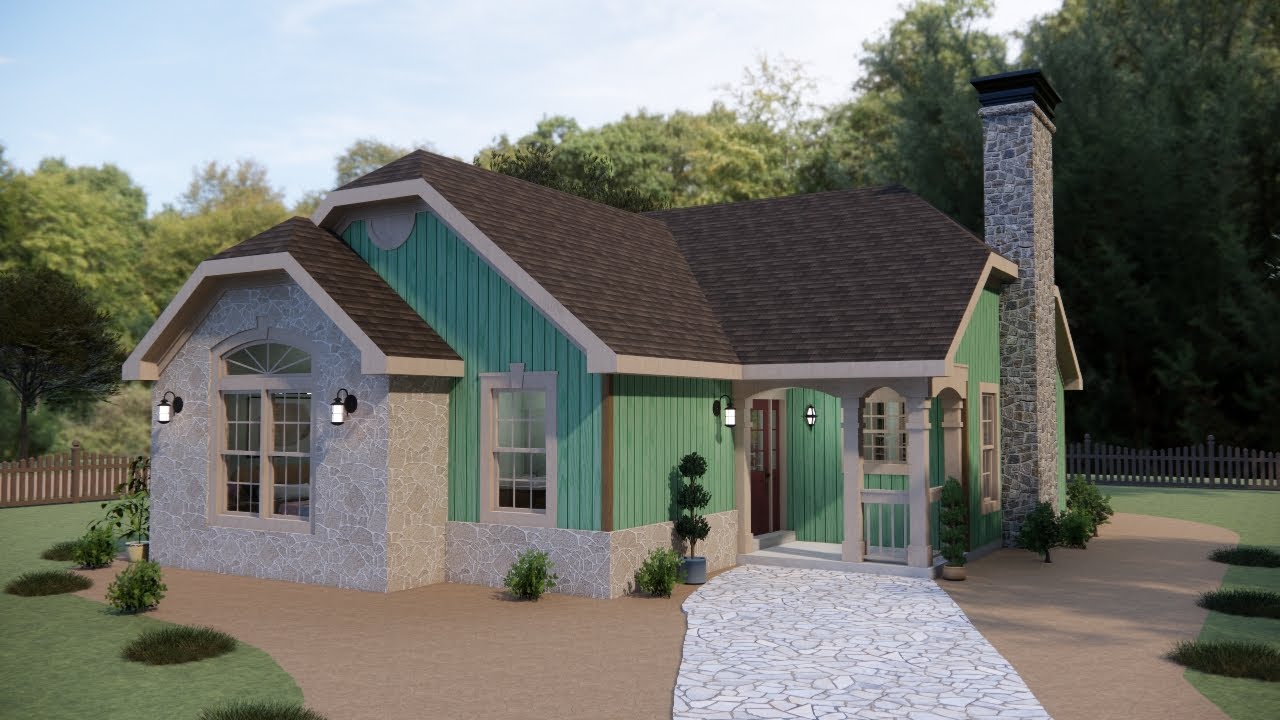 Designing a Small House in a 32x45 ft (10x14 m) Space: Efficient Layout ...