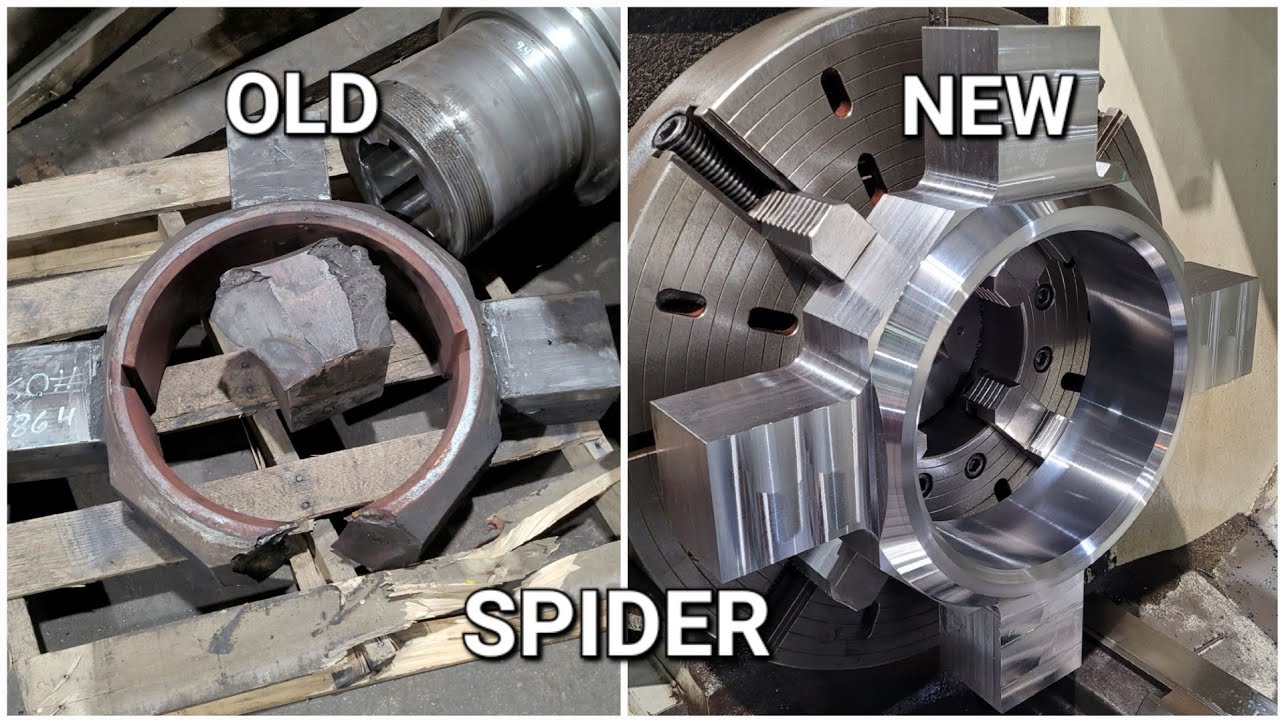 New Spider for Expending Mandrel- Pickle Line | CNC Machining - YouTube