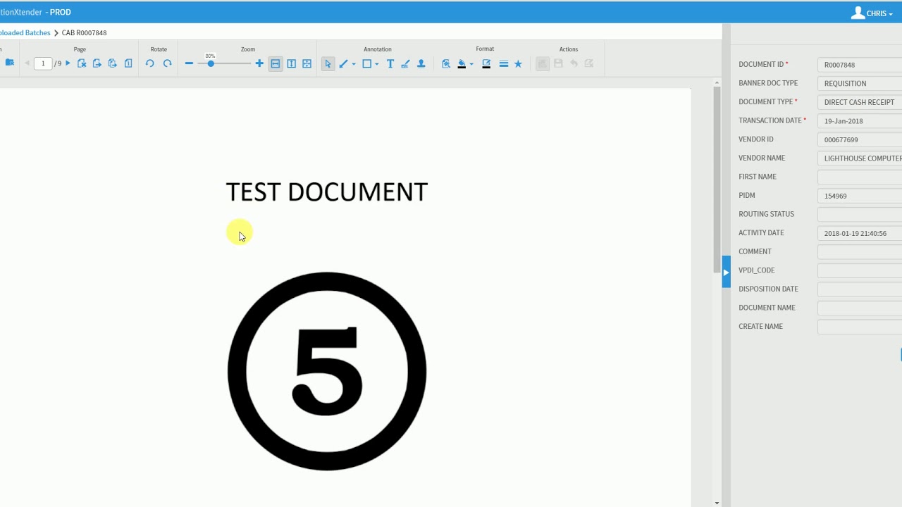 Banner9 WebXtender Creating Batches and Indexing - YouTube