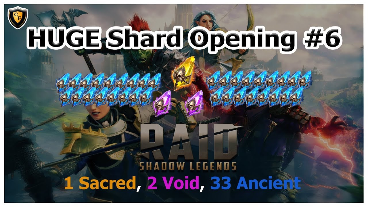 RAID Shadow Legends - HUGE Shard Opening #6 - YouTube
