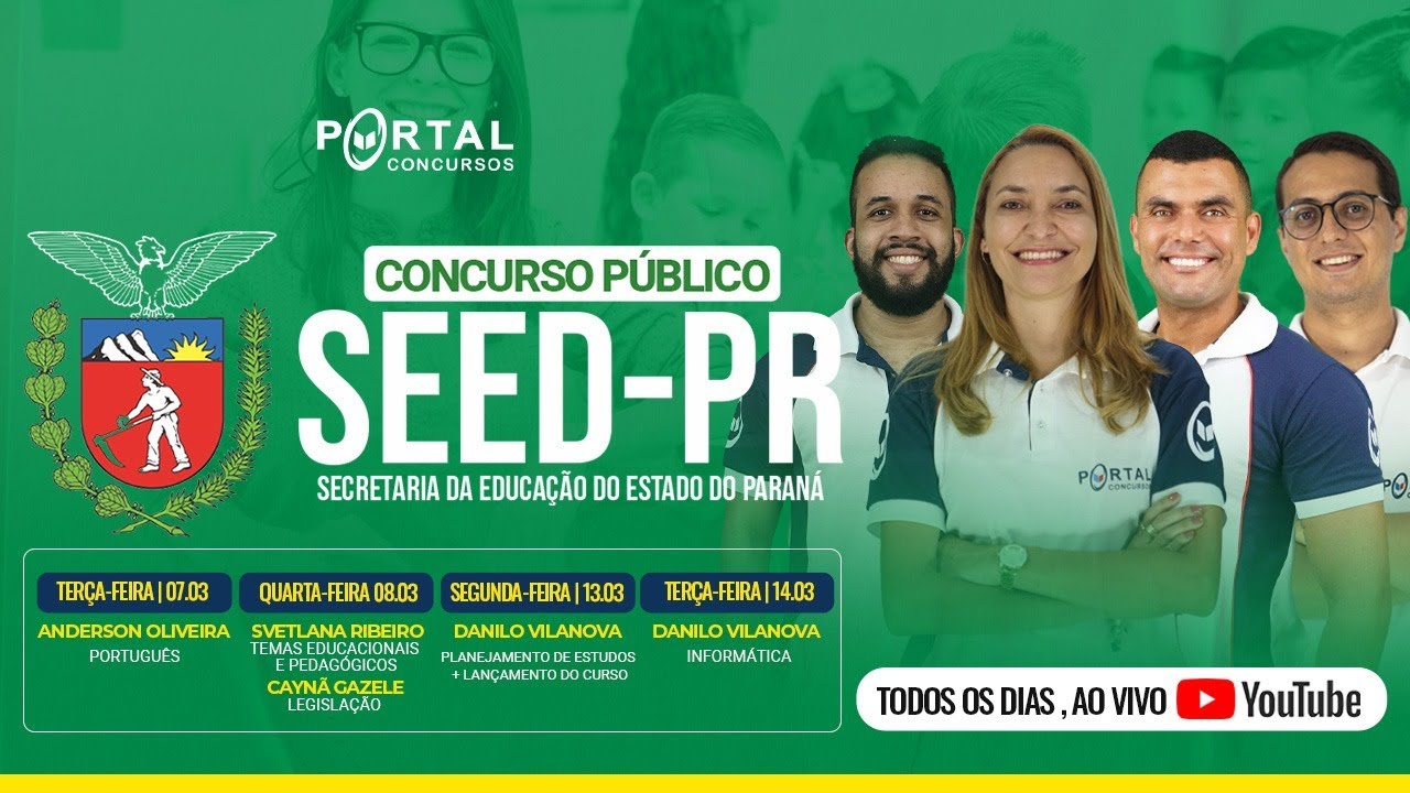 CONCURSO SEED-PR - PORTUGUÊS - YouTube