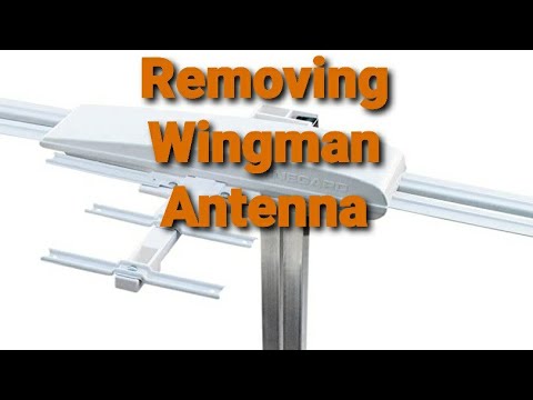 Removing Wingman Antenna from a Leisure Travel Van - YouTube