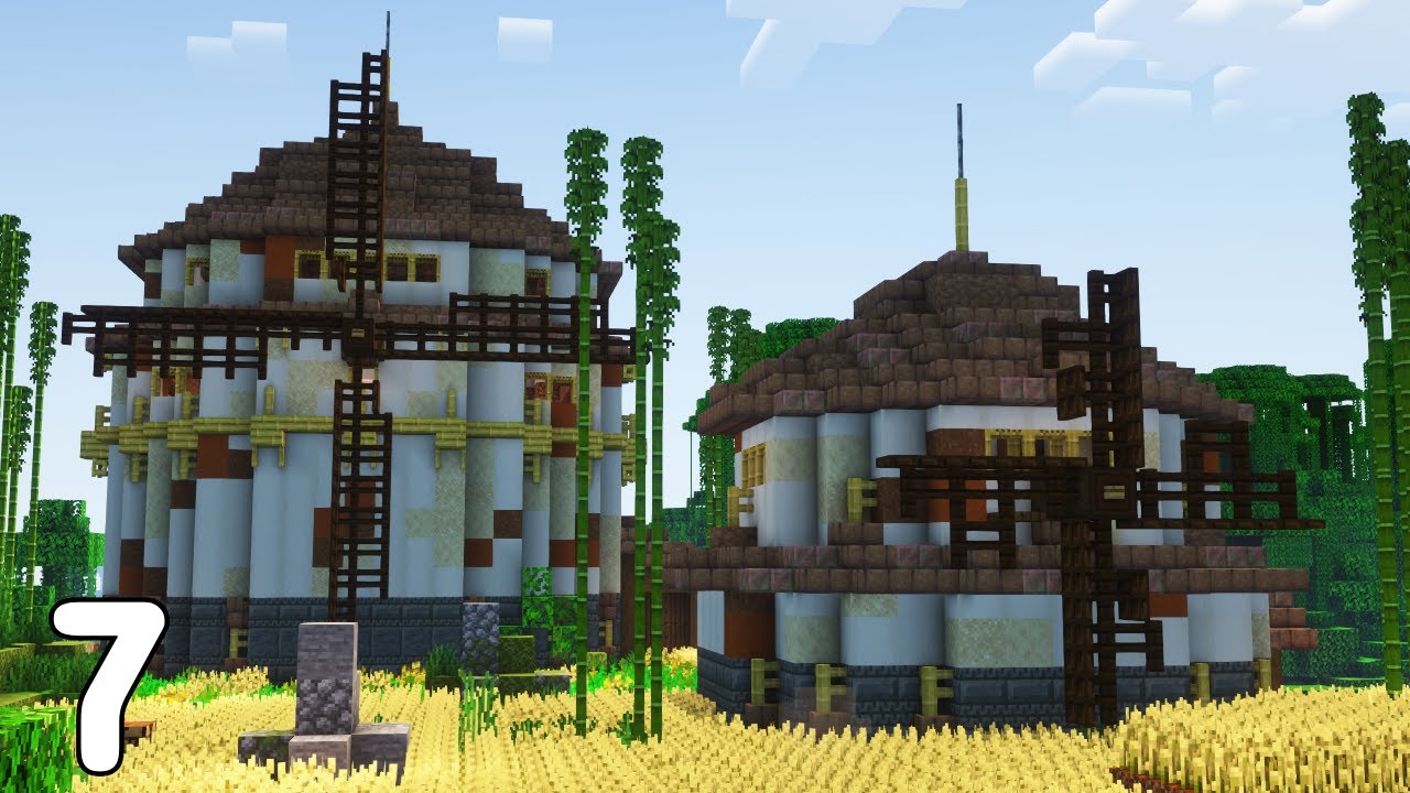 Building Rustic Silos In My Minecraft Forever World! | Ep. 7 - YouTube