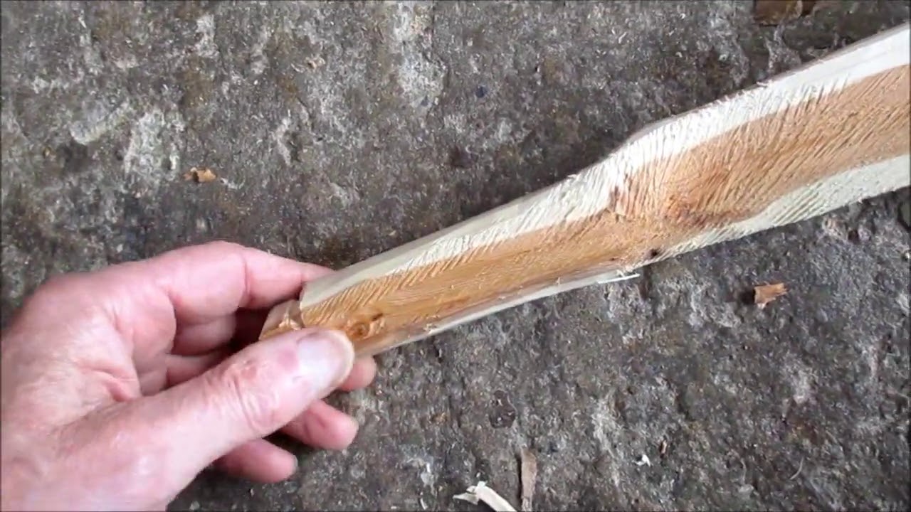 Yew Primitive Style Bow pt2 - YouTube