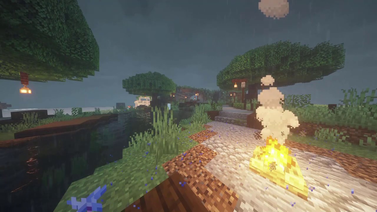 Minecraft Rain Ambient Background Sound - YouTube