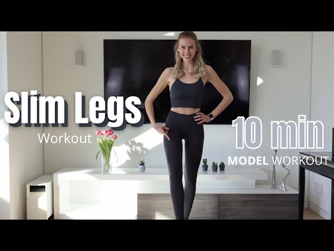 SLIM LEGS Model Workout 10min // toned thighs // Julia Gold