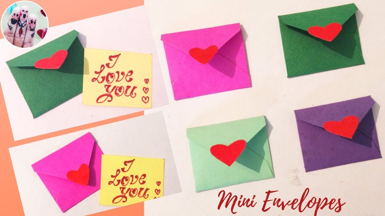 Mini Envelopes for Explosion box | Mini Envelopes tutorial | Scrapbook ...