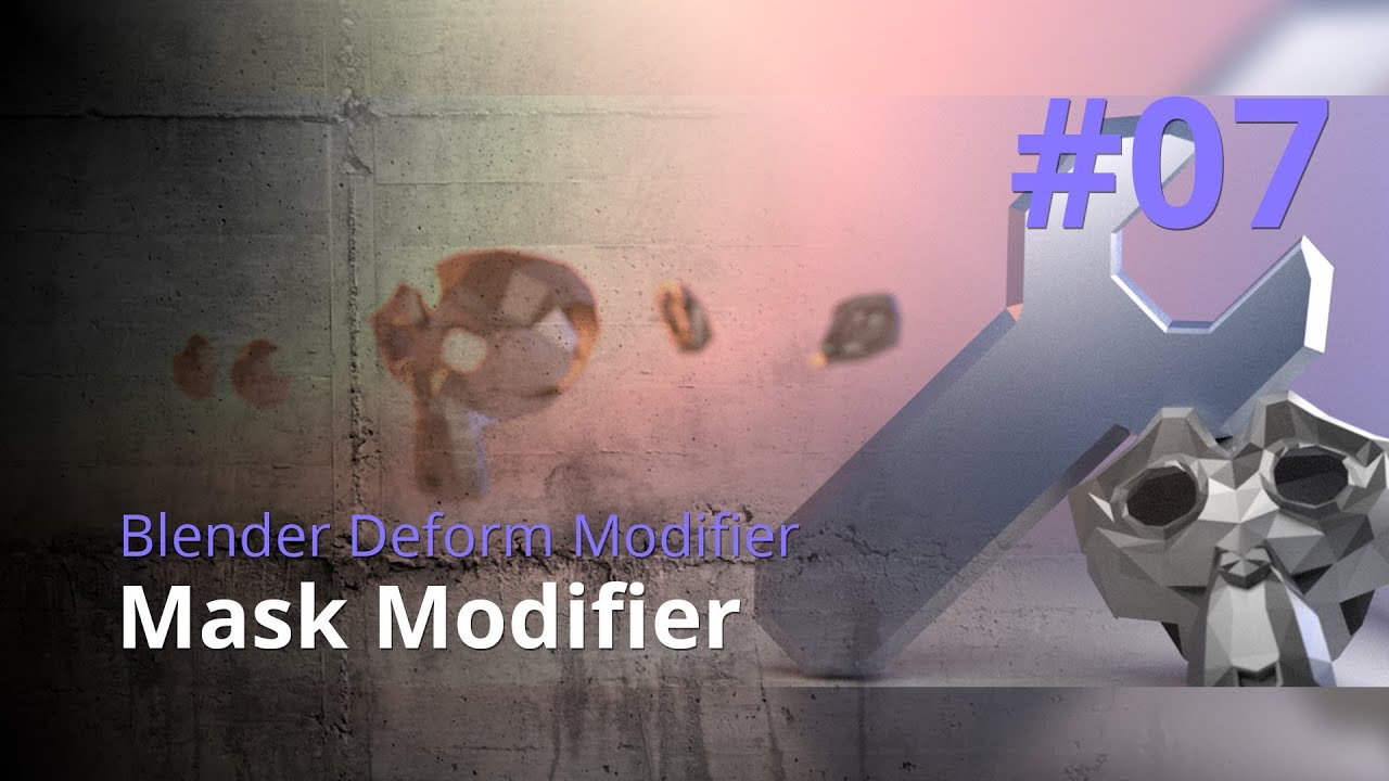 Blender Generate Modifier #07 - Mask Modifier - YouTube