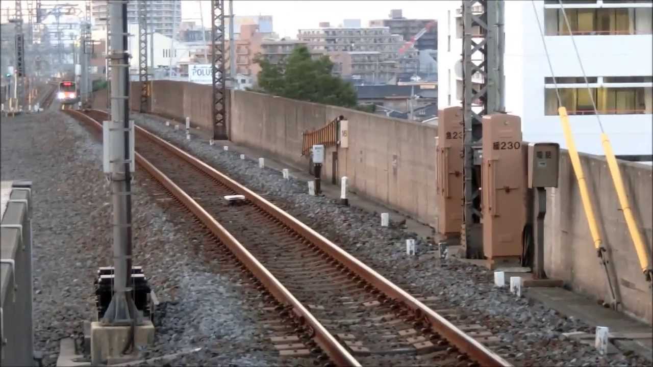 Tobu Isesaki Line 50050 series train arriving at Shin-Koshigaya station ...