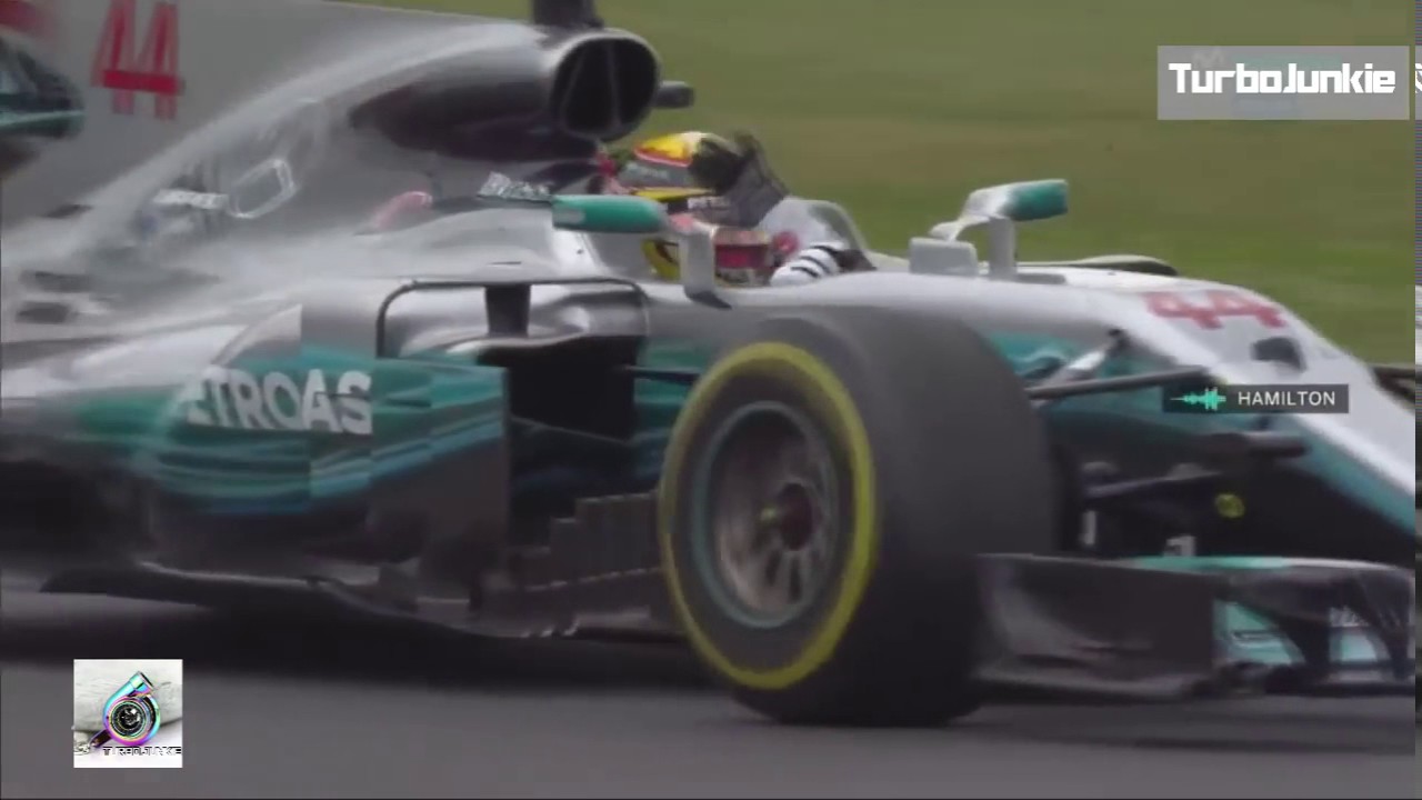 F1 2017 British GP Lewis Hamilton Winning Team Radio - YouTube