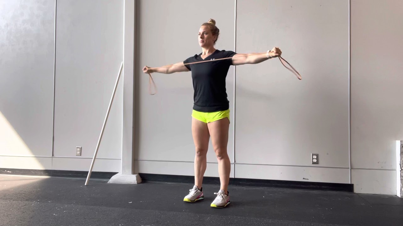 Horizontal Abduction - Band Pull Aparts - YouTube