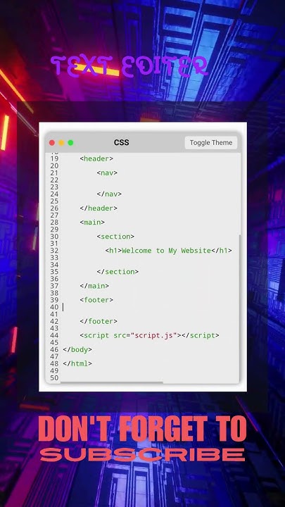 Text Editor using HTML CSS ans javascript | web development - YouTube