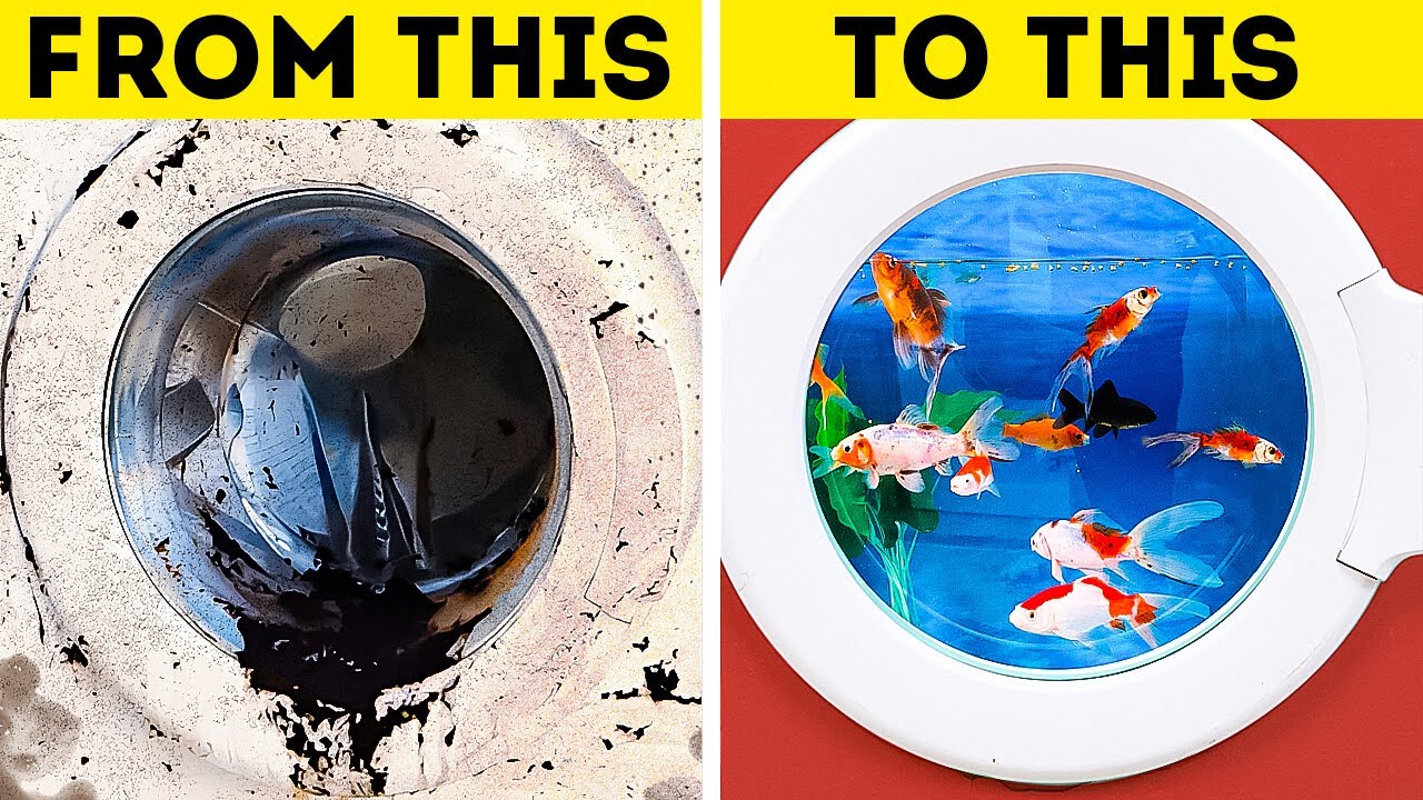 Transform Broken Washing Machines with DIY Magic - YouTube