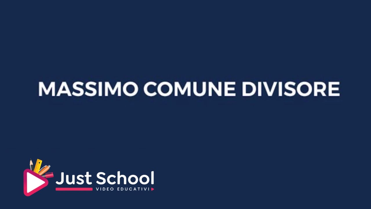 Massimo comune divisore (MCD) - YouTube