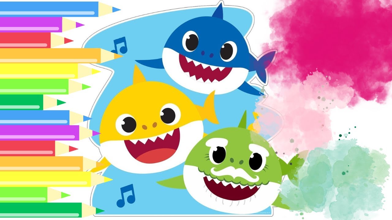 🦈 Sepid's Colorful Dive: Bringing Baby Shark to Life! 🎨🐟 - YouTube