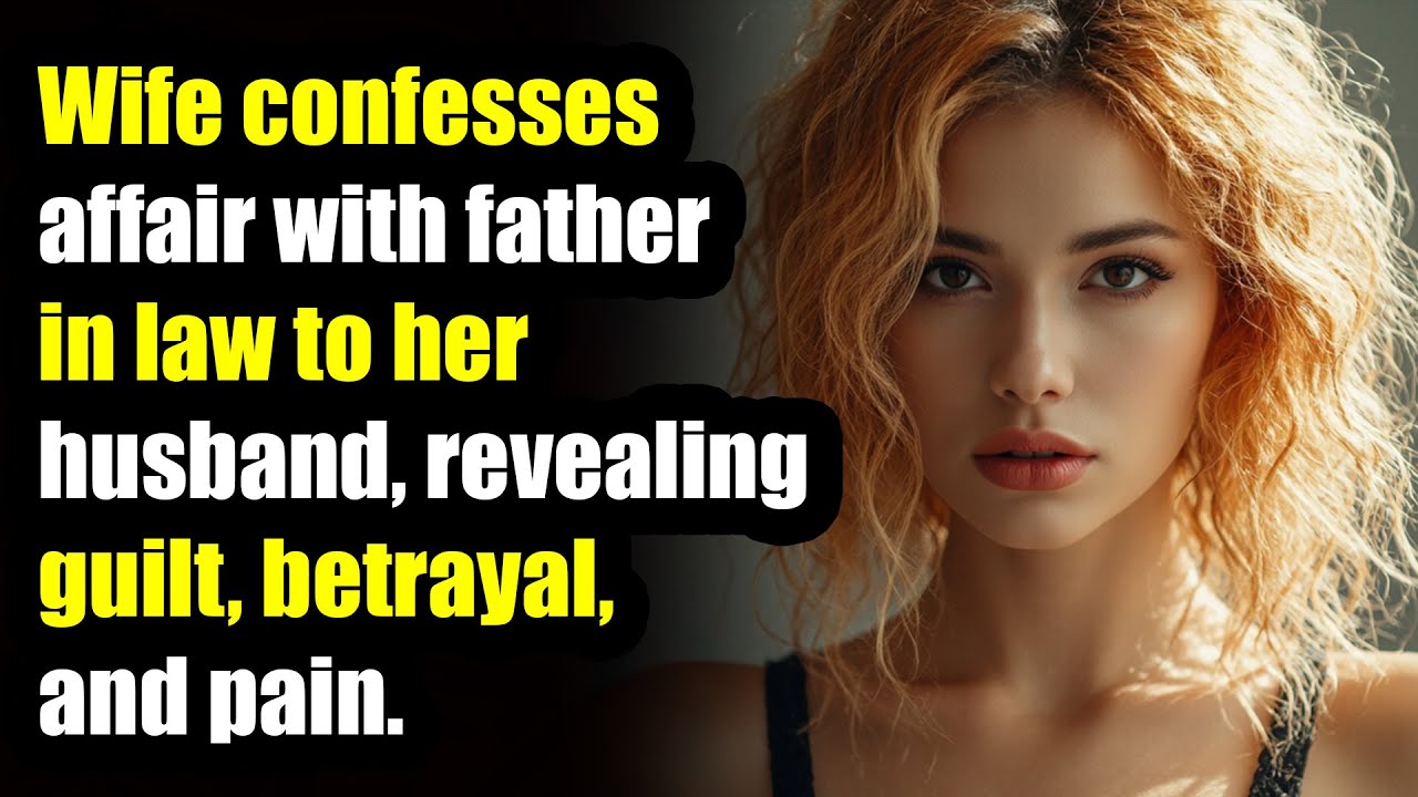 Wife confesses affair with father in law to her husband, revealing ...