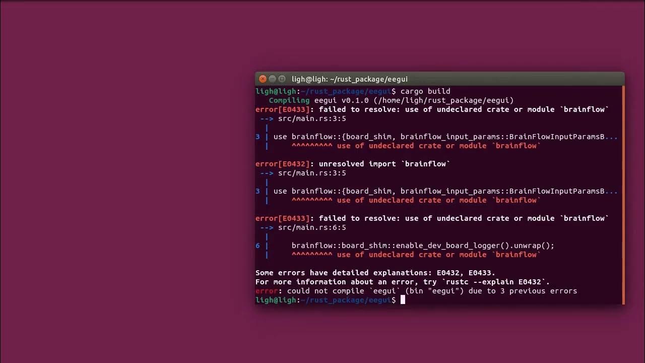 Rust egui brainflow 1 eframe egui_plot - YouTube