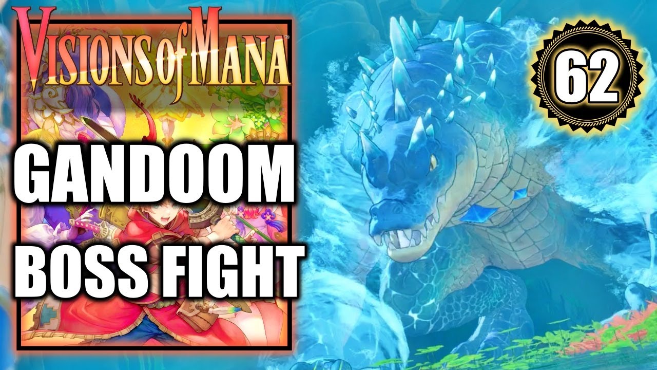 Visions of Mana – Gandoom Boss Fight - Benevodon of Water - Walkthrough ...