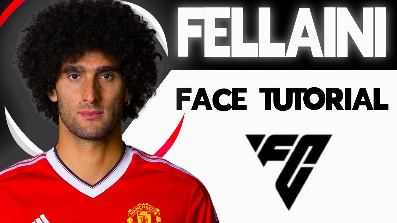 EAFC 25 How To Create Marouane Fellaini (Face) Simple Tutorial - YouTube