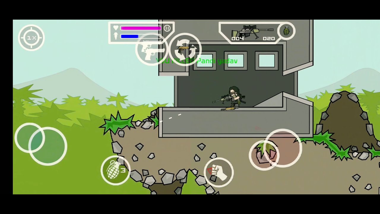 MINI MILITIA GUNS GAME - YouTube