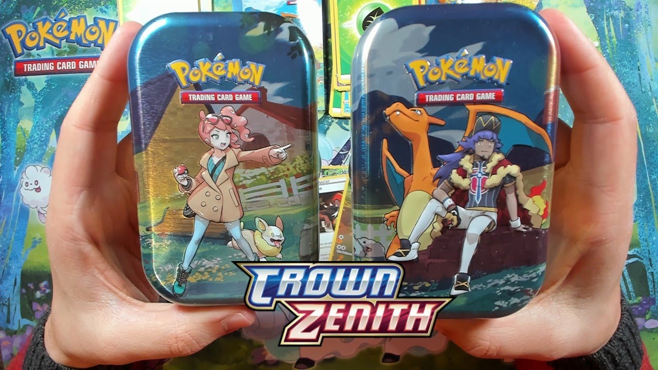 Opening Leon and Sonia Tins: Chasing Pokemon Crown Zenith Cards - YouTube