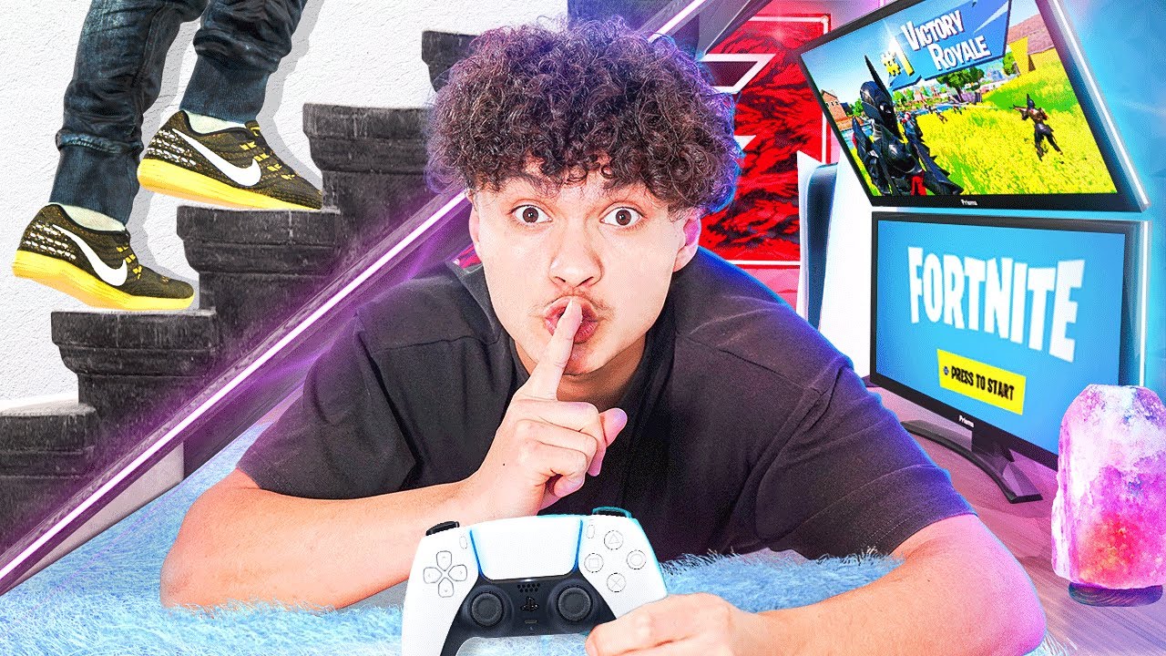 I Built the Ultimate Hidden Gaming Room in my House - $10,000 - YouTube