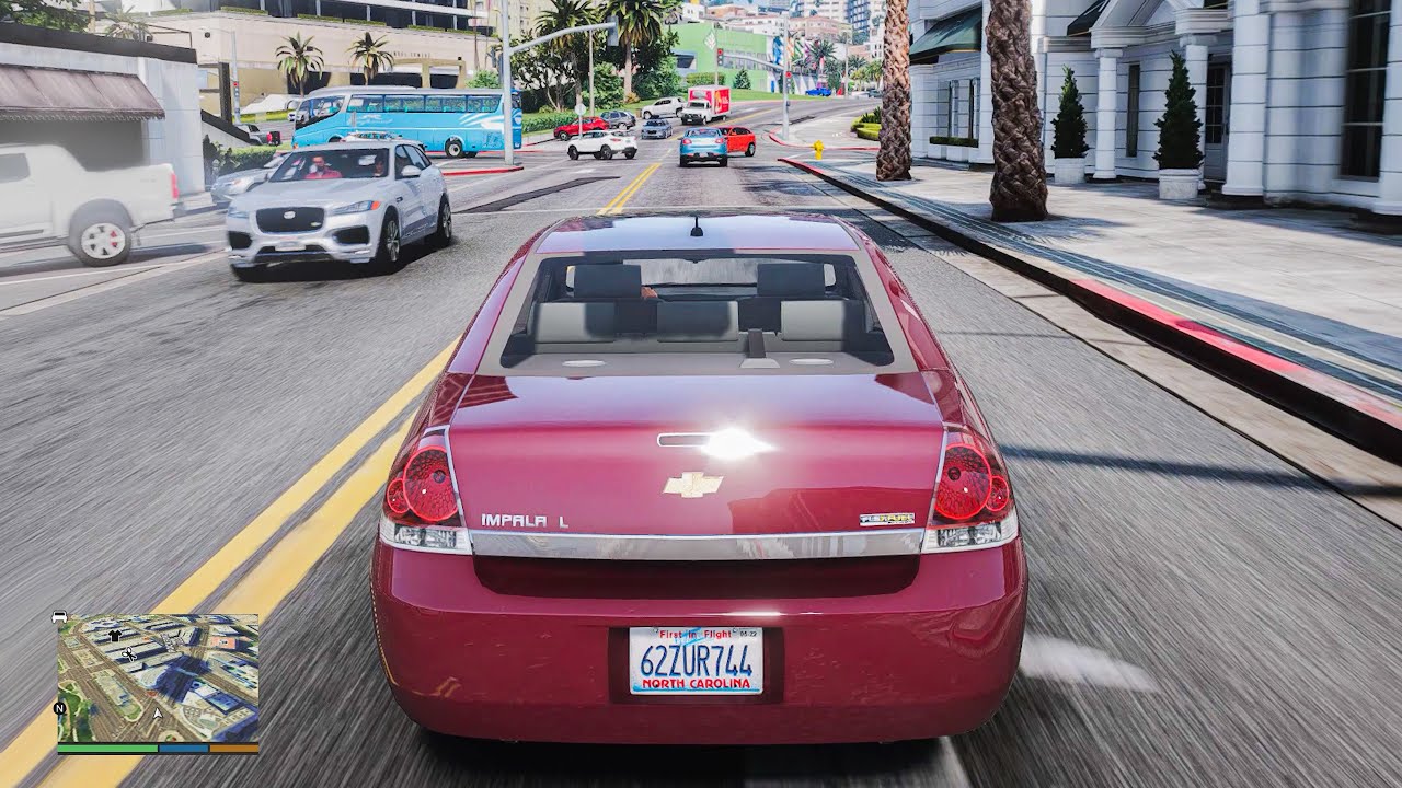 GTA 5 - Real Life Traffic + Real Life Next-Gen Graphics Mod - Maxed-Out ...