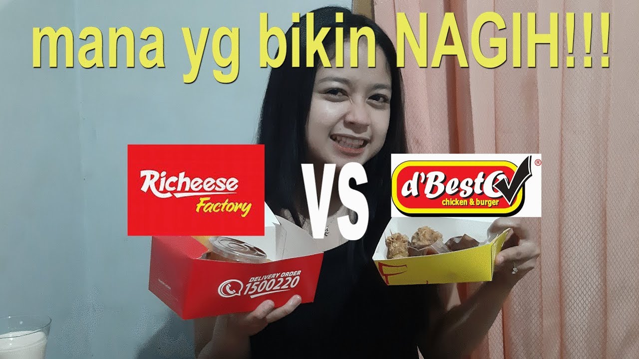 Ayam Ayam Mana yang Bikin Kenyang | d"besto vs Richeese - YouTube