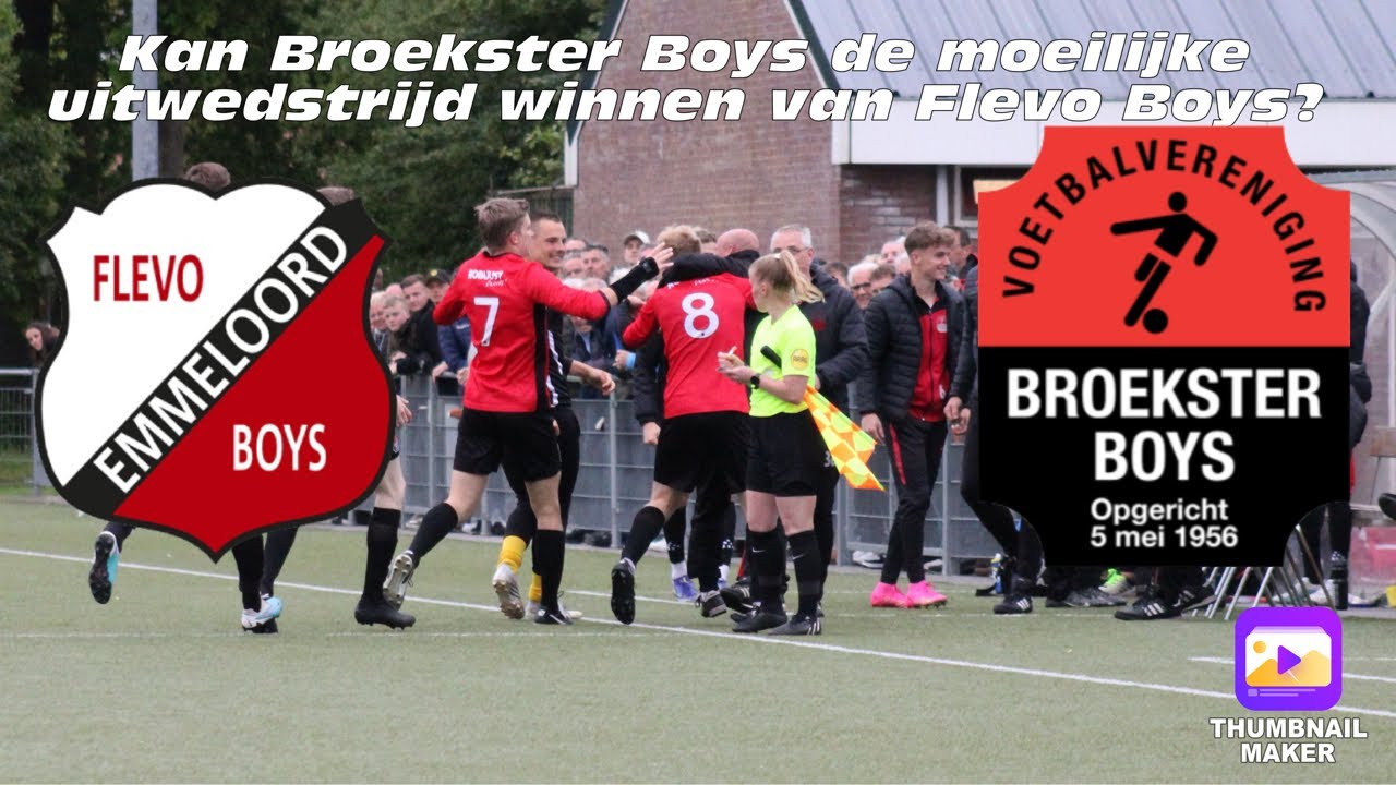 Broekster Boys TV kan Broekster Boys de moeilijke uitwedstrijd winnen ...