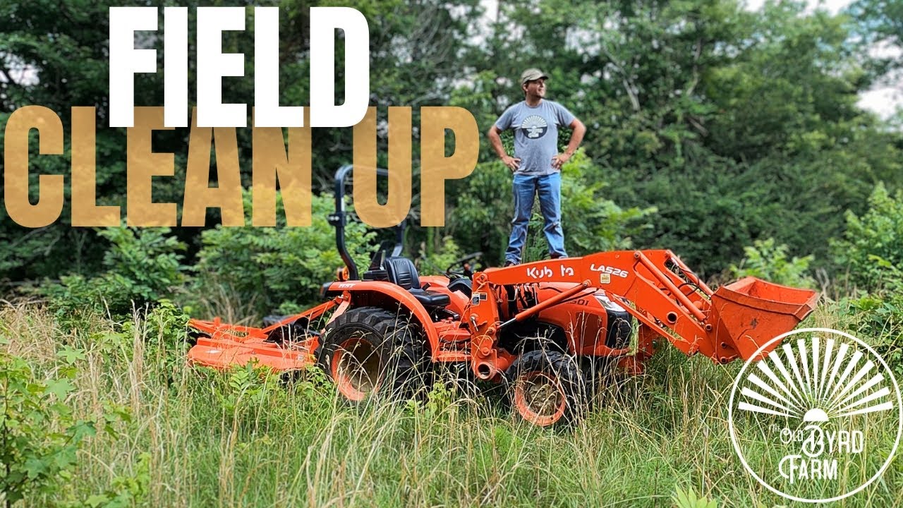 Overgrown Field Gets Cut! Super Satisfying - YouTube
