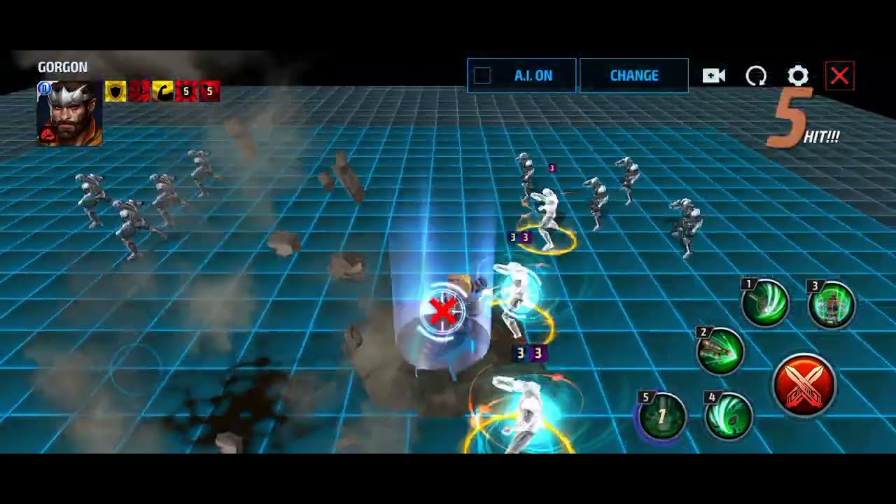 Gorgon in War Of Kings suit skills preview | Marvel Future Fight - YouTube