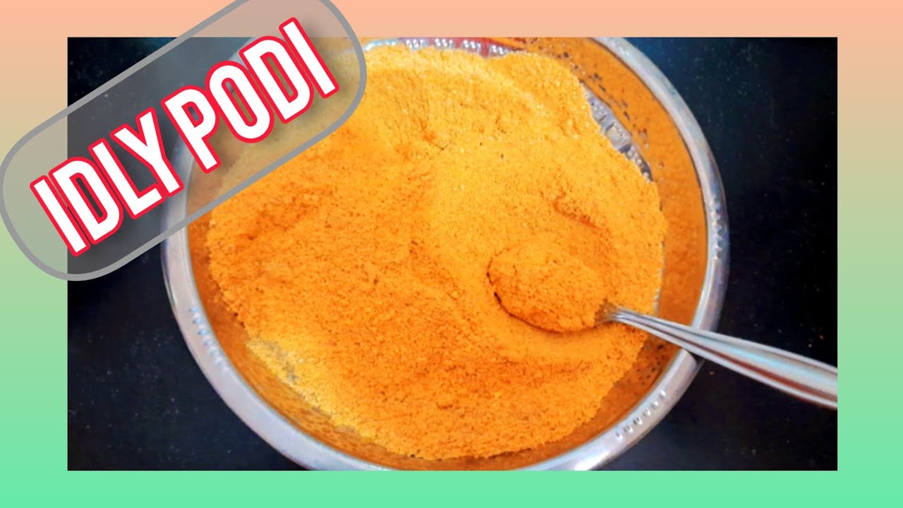 Idly Podi/Idly podi Recipe at home - YouTube
