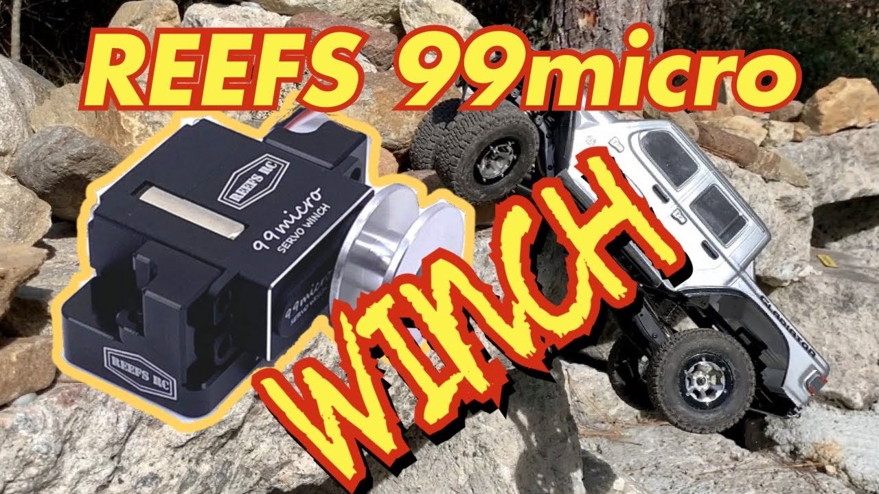 Reefs RC 99Micro Servo Winch in action! - YouTube