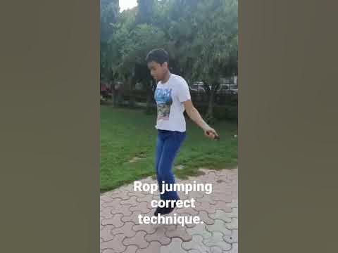 rop jumping correct technique. - YouTube