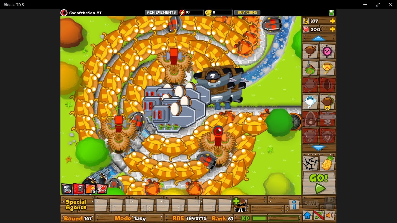 Bloons TD 5 - Park Path Easy - ep 2 - YouTube