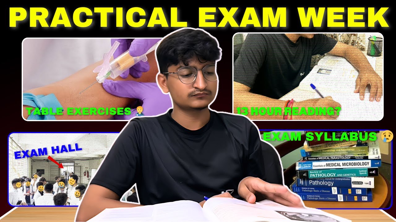 Day In Life Of Medical Student | Practicle Exam Week | Part 4 *Vlog ...