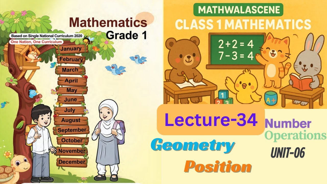 Geometry | Position | Class 1 Maths | Lecture-34 | Unit-6 | Math Wala Scene - YouTube