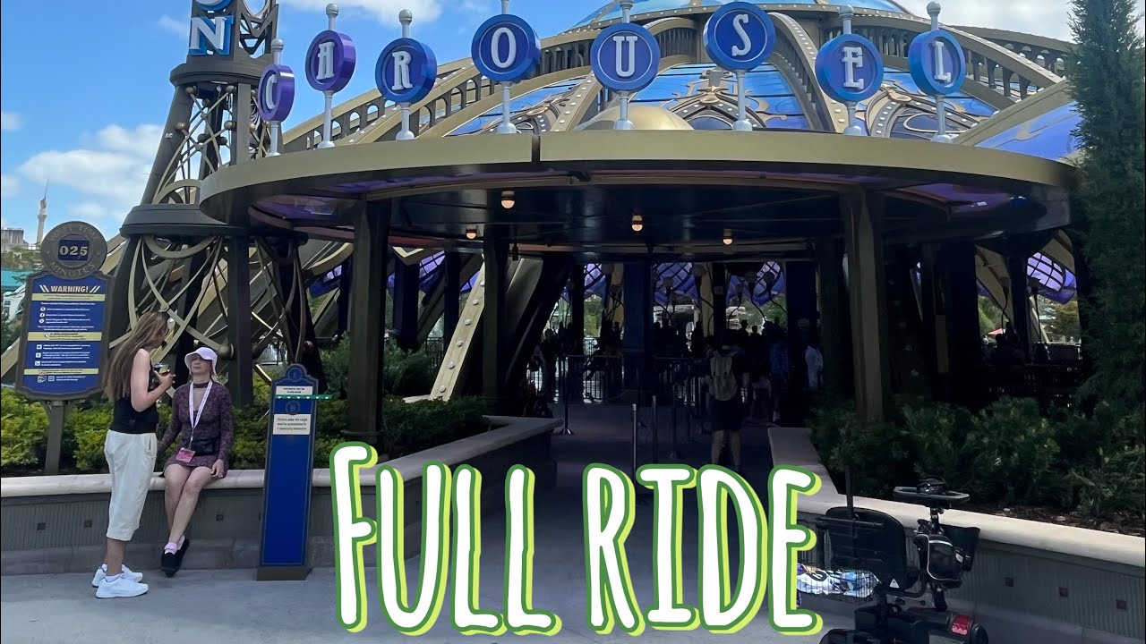 Constellation Carousel full ride Universal’s Orlando’s Epic Universe ...