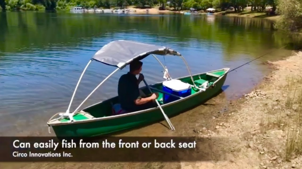 DIY PVC Canoe Shade Cover (Short Version) - YouTube