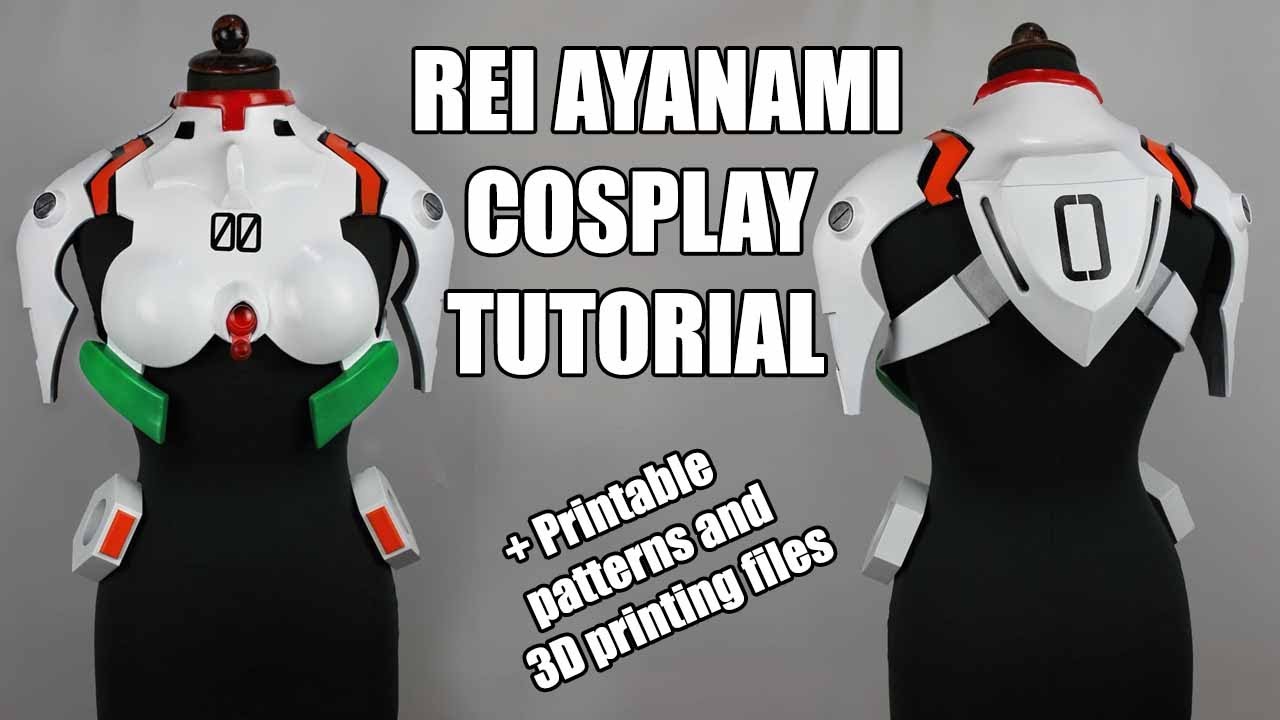 Rei Ayanami plugsuit armor cosplay tutorial [EVANGELION] - YouTube